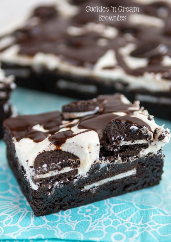 Cookies ‘N Cream Extreme Brownies – Eat More Chocolate Eat More Chocolate